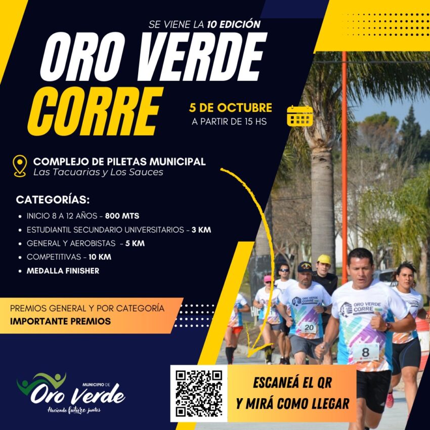 Se viene la décima edición de Oro Verde corre este sábado – Portal ...